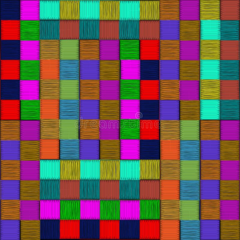 Checkered Pattern Vector Line Traditional Art Scottish Squares Stock ...