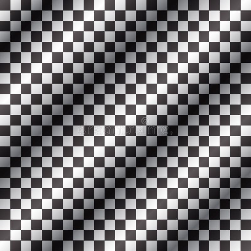 Checkered Pattern Wave Seamless Vector Stock Vector - Illustration of ...