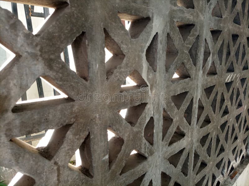 Checkered Patterned Roster on the Partition Wall Stock Image - Image of ...