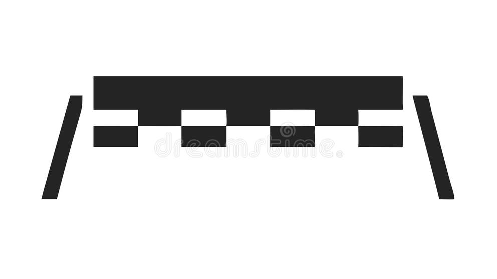 Checkered Race Finish Line Vector Icon, Vector Design Generative AI ...