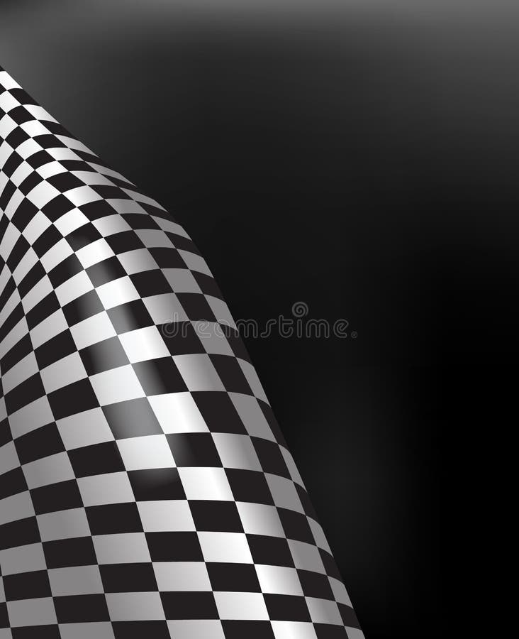 Checkered Race Flag Grunge Vector Design Stock Vector - Illustration of ...