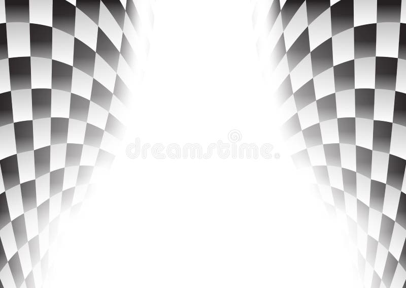 Checkered Race Flag Grunge Vector Design Stock Vector - Illustration of ...