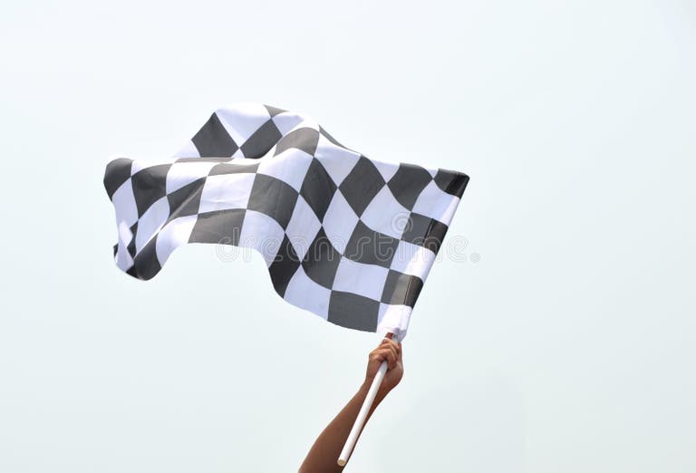 Checkered racing flag stock photo. Image of speed, motorsports - 20814476