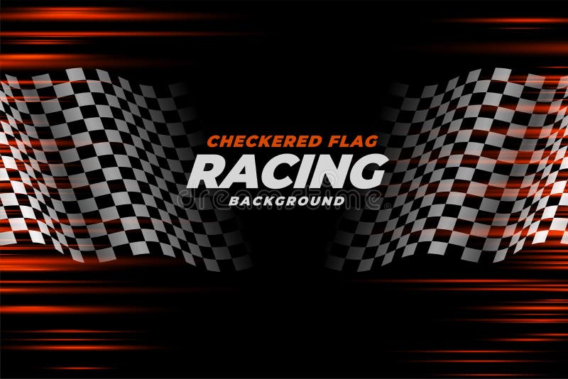 Racing Background Horizontal Stock Vector - Illustration of runway ...