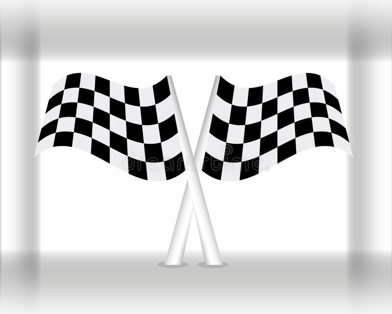 Racing Flags stock vector. Illustration of number, cartoon - 43674682