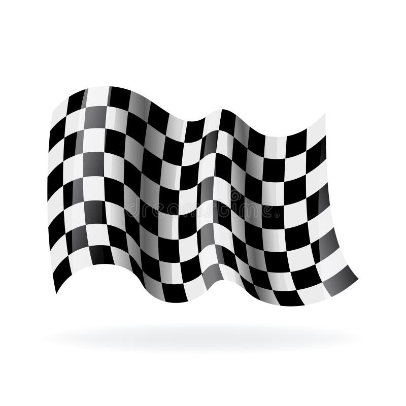 Wavy Checkered Flag Stock Illustrations – 601 Wavy Checkered Flag Stock ...