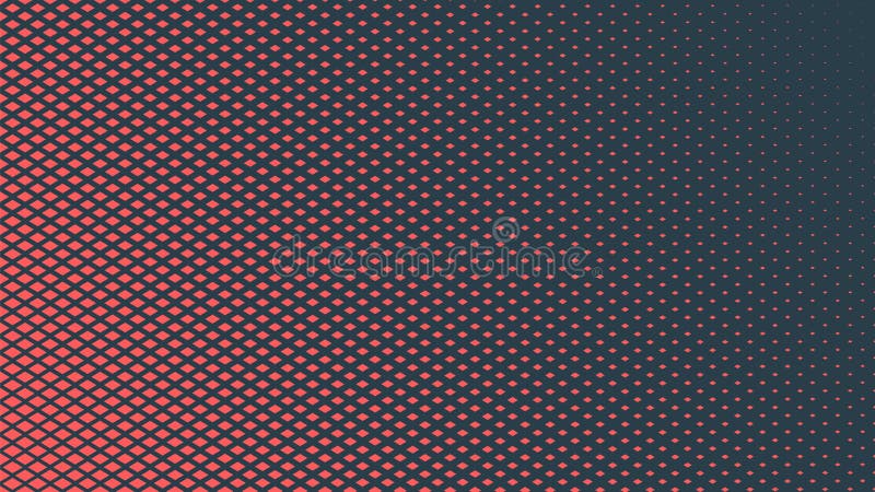 Rhombus Half Tone Pattern Modern Vector Texture Red Dynamic Abstract ...