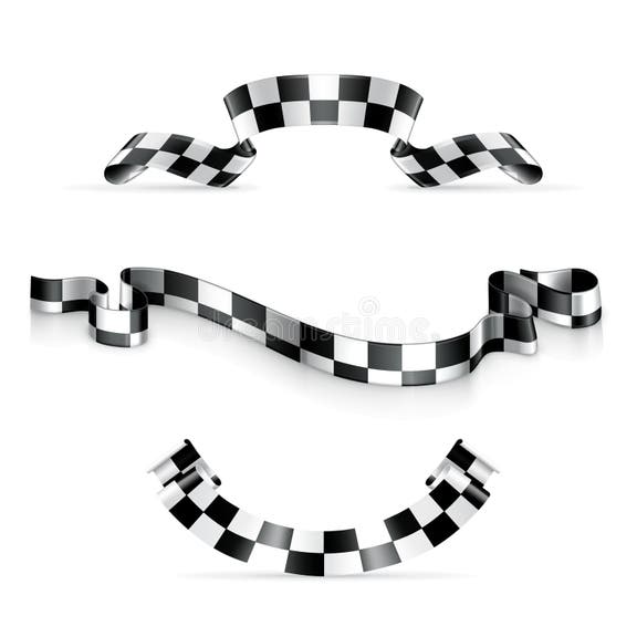 Checkered Flag Ribbon Stock Illustrations – 1,140 Checkered Flag Ribbon ...