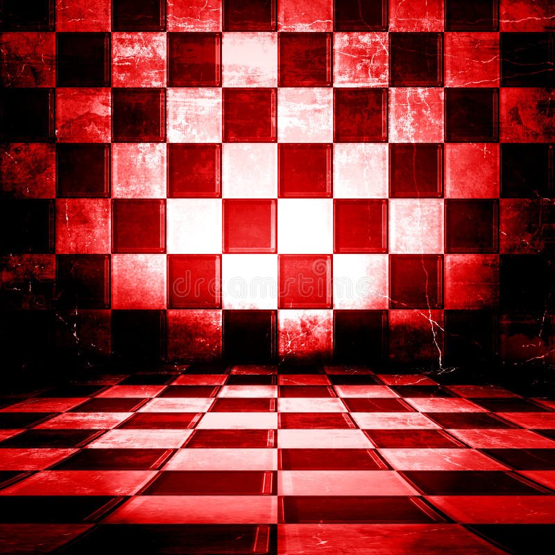 Checkered Room stock illustration. Illustration of patterns - 10852848
