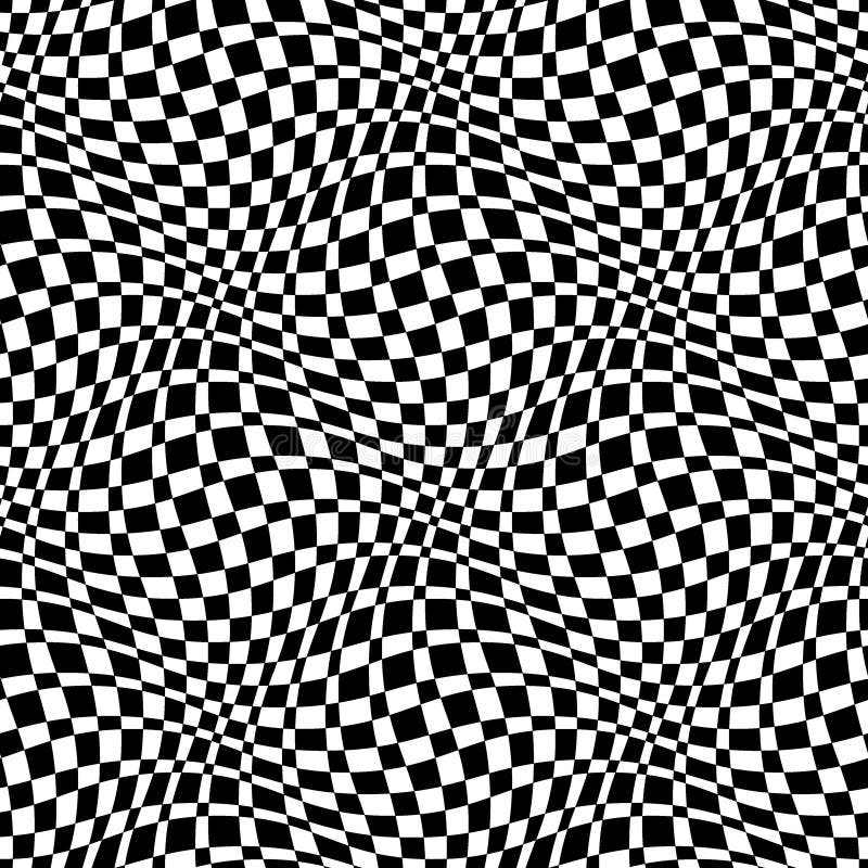 Checkered Seamless Pattern with Round Spots in 1970 Style. Simple Grid ...