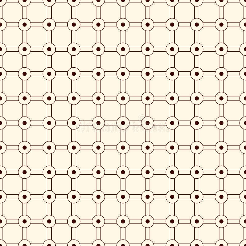 Checkered Seamless Pattern. Mesh Motif. Outline Geometric Abstract ...