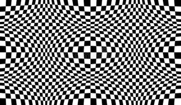 Black White Checkered Optical Illusion Stock Illustrations – 2,450 ...