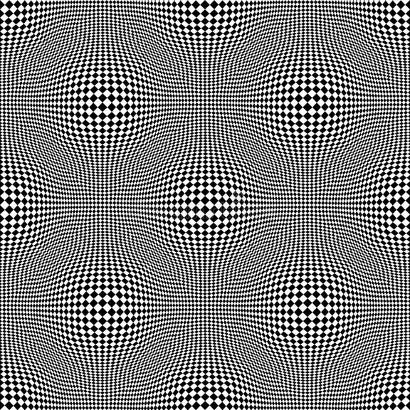 Checkered Seamless Pattern with Optical Illusion of Spherical Volume ...