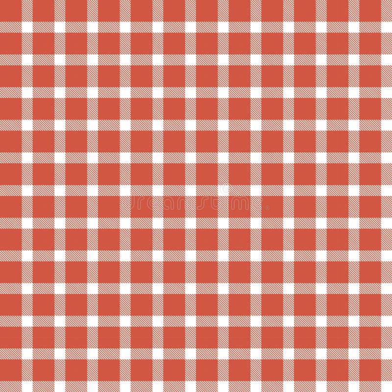 Red Seamless Table Cloth Texture. Diagonal Lines Stock Vector ...
