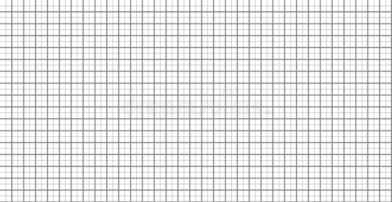Checkered Sheet of White Paper Stock Illustration - Illustration of ...