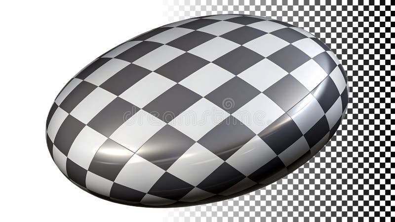 Checkered Sphere Pattern Design, Abstract and Decorative Element Png ...