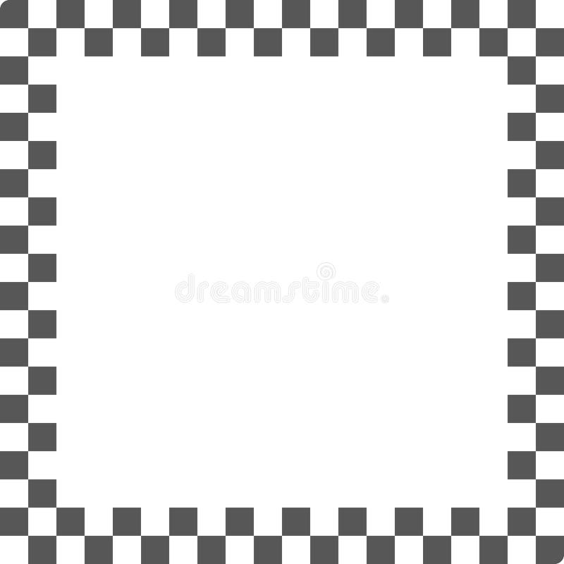 Black Border Checkered White Stock Illustrations – 2,359 Black Border ...