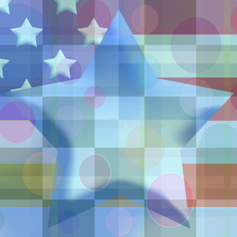 Checkered Star stock illustration. Illustration of wrap - 5266982