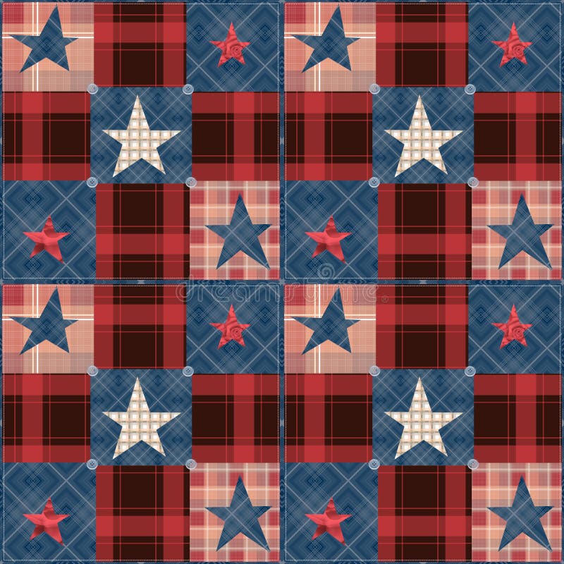 Checkered stars stock illustration. Illustration of design - 89964933