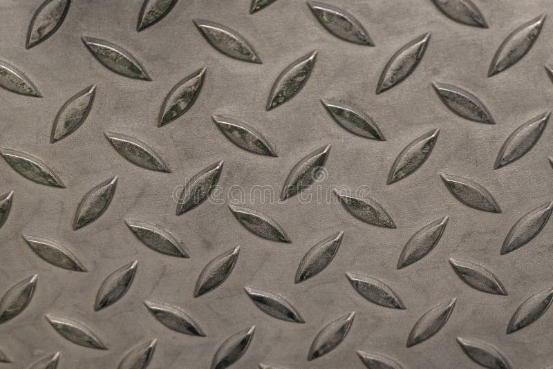 Checkered Steel Plate. Hot Rolled Corrugated Steel Sheet Texture. Stock ...