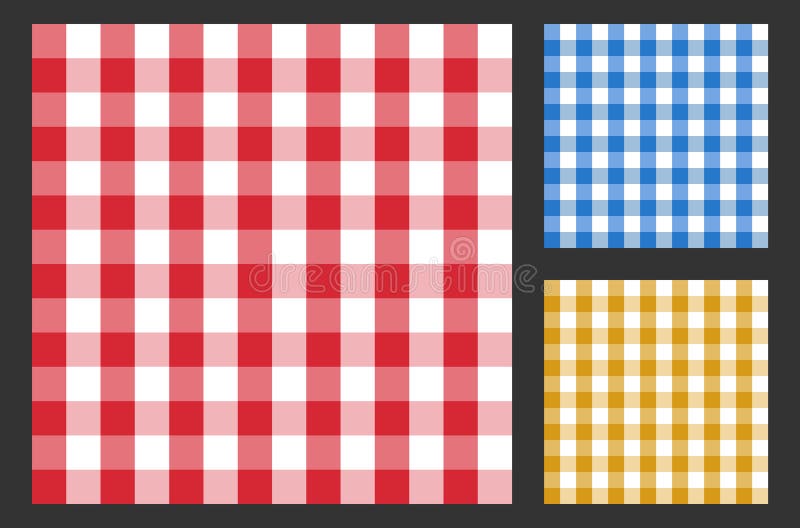 Checkered Tablecloth Seamless Pattern, Table Cloth Texture Design Stock ...
