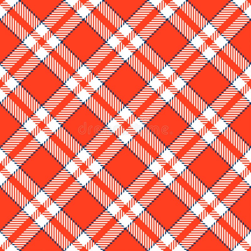 Checkered Tablecloths Pattern - Endless Stock Vector - Illustration of ...