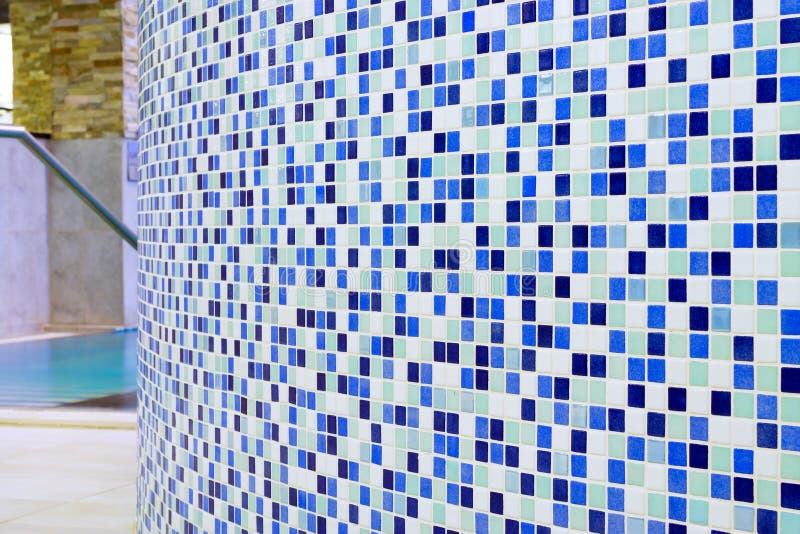 Checkered Tile Pattern. Detail for Bath and Pool Stock Image - Image of ...