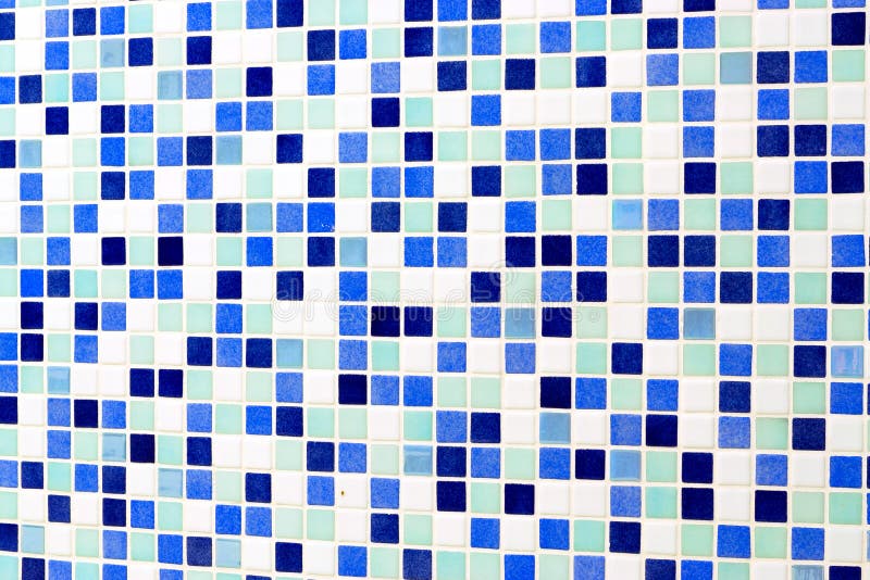 Checkered Tile Pattern. Detail for Bath and Pool Stock Image - Image of ...