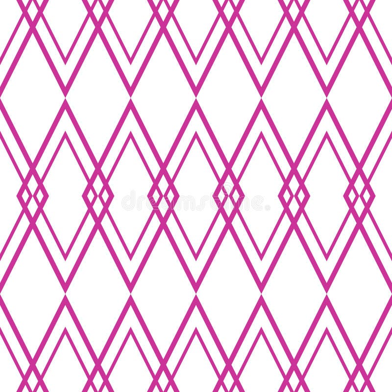 Checkered Tile Vector Pattern or Pink and White Wallpaper Background ...