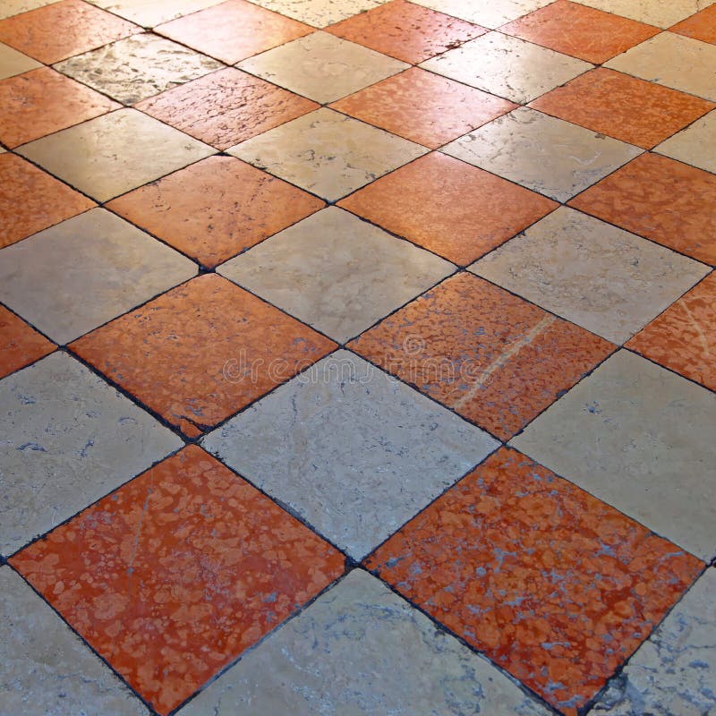 Checkered Tiles stock image. Image of medieval, perspective - 76702869