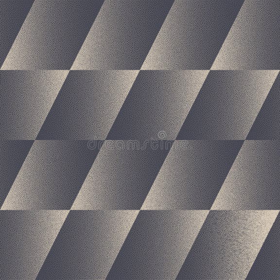 Checkered Tilted Structure Seamless Pattern Vector Dot Work Abstract Background Stock Vector ...
