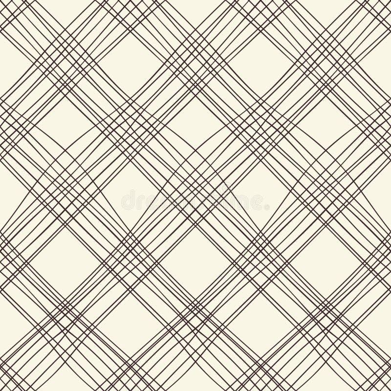 Checkered Vector Background with Thin Lines. Stock Vector ...