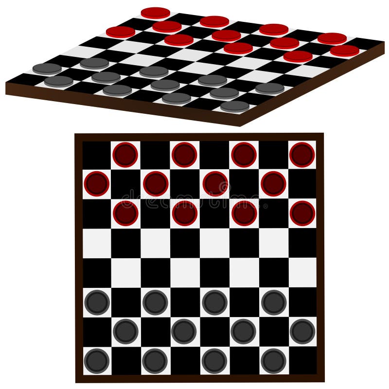 Checkers stock illustration. Illustration of recreation - 23973654