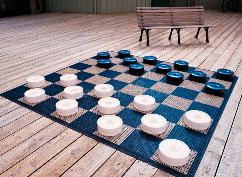 Checkers board stock image. Image of board, oversized - 48790437
