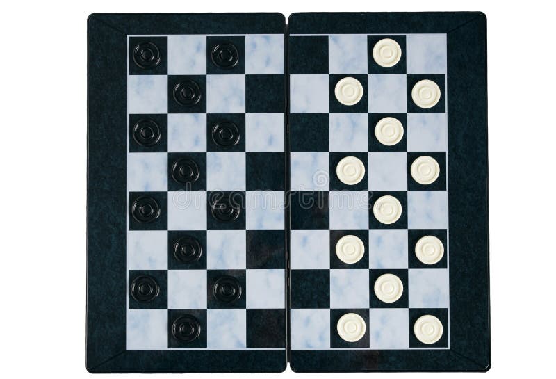 Background, Checkers Board with Checkers, Checkers is Logical Game for ...