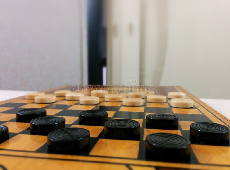 Checkers stock photo. Image of black, floor, drawing - 44393288