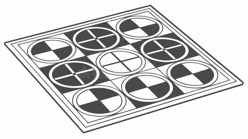 Checkers Board Game Geometric Pattern Vector, Vector Design Generative ...