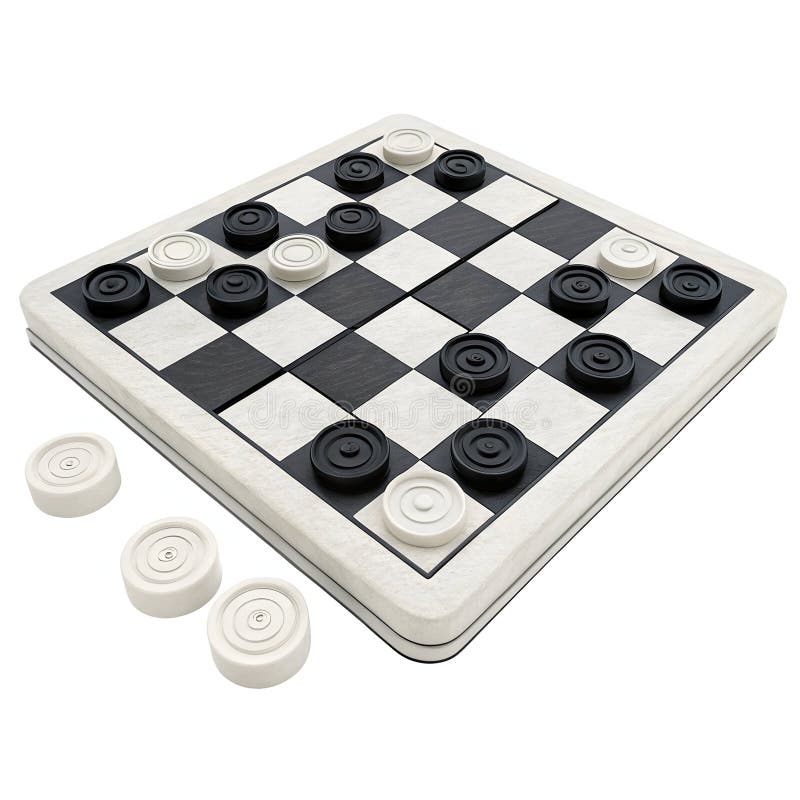 Checkers 3D Icon stock illustration. Illustration of icon - 356513645