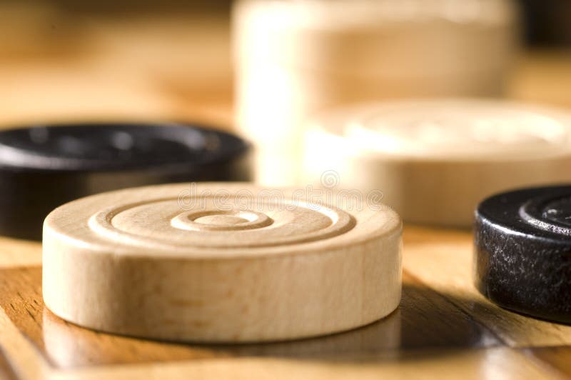 Checkers game stock image. Image of strategic, boardgames - 7139327