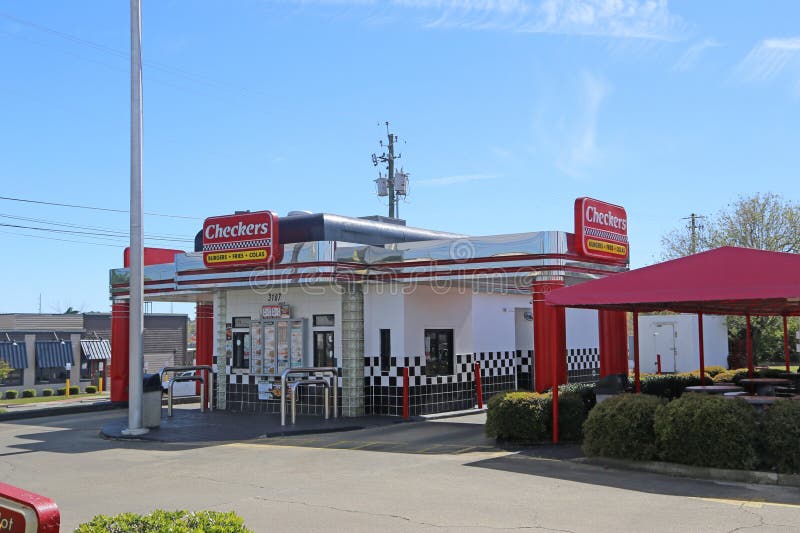 Checkers Drive-in Fast Food Restaurant Editorial Photo - Image of ... Checkers Drive-in Fast Food Restaurant Editorial Photo - Image of ...