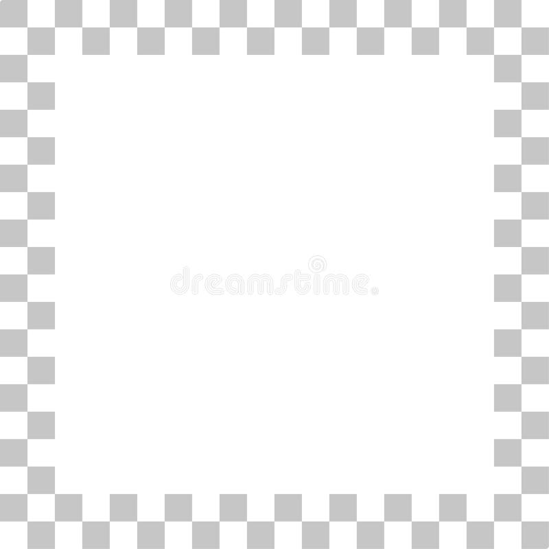 Checkers Frame White Background. Photo Frame. Sport Game. Vector ...