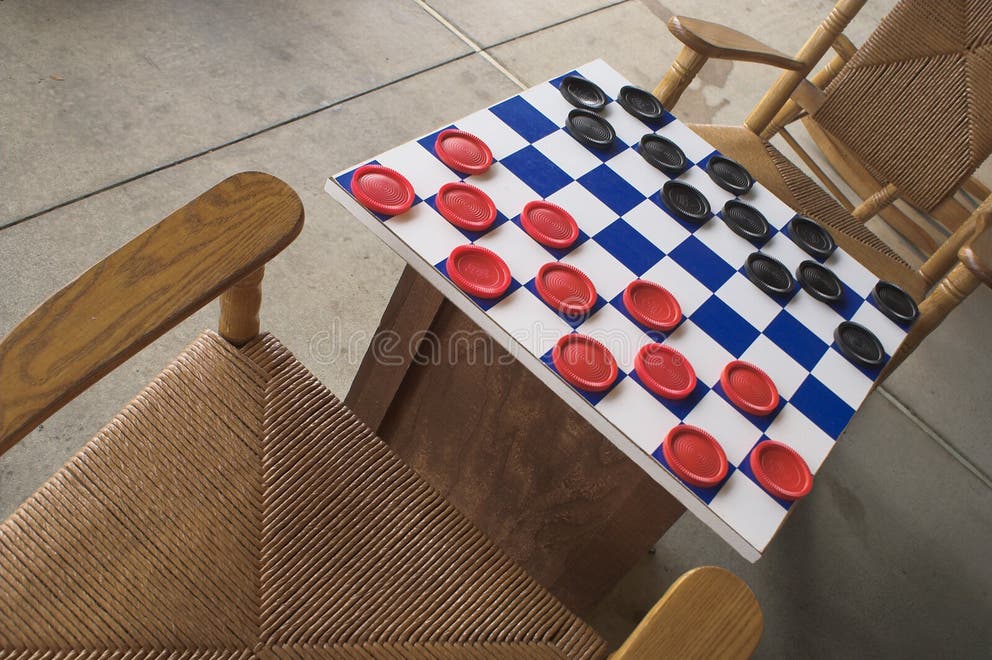 Checkers Game stock photo. Image of kings, regulation - 3724600