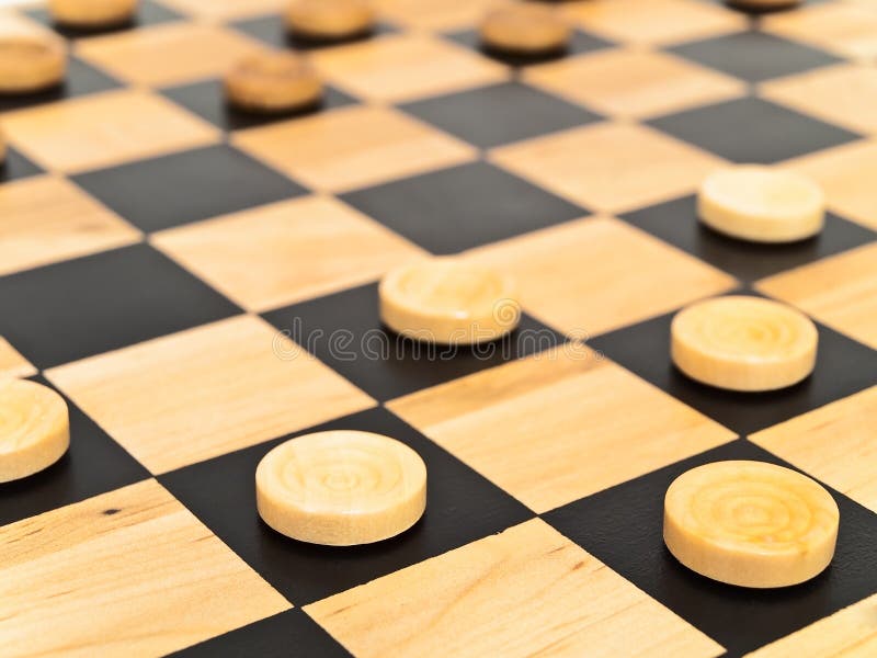 Checkers in game stock image. Image of compete, gameboard - 7139393