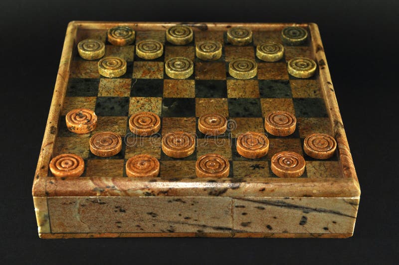 Checkers game stock image. Image of piece, rock, picking - 76341257