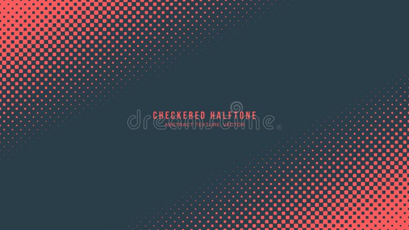 Checkers Halftone Pattern Vector Angled Border Red Dark Blue Abstract ...