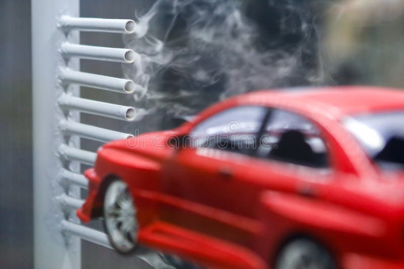 Checking the Aerodynamics of the Car Layout Stock Photo - Image of ...