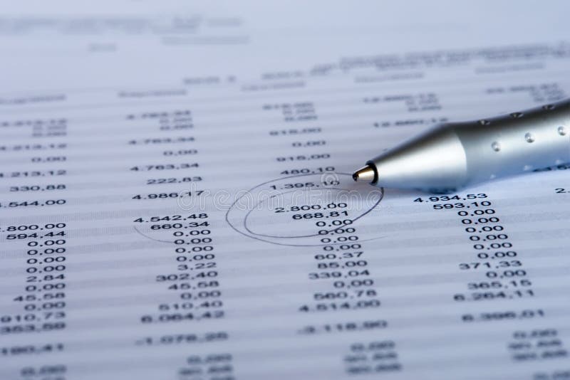 Checking balance stock photo. Image of paper, balance - 1097702