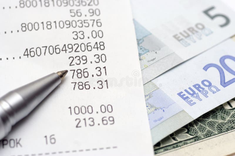 Checking balance stock photo. Image of euro, banking - 47150878