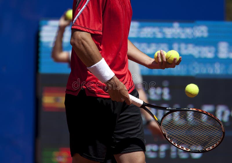 Checking balls stock image. Image of equipment, girl - 27779819