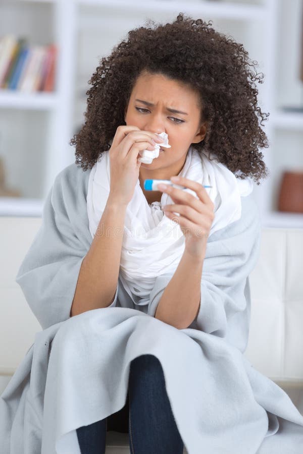 Checking the Body Temperature Stock Photo - Image of system, modern ...